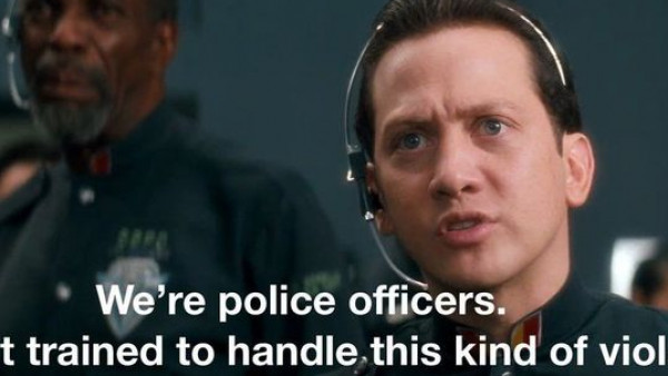 Will future police be as weak as portrayed in the old movie ...